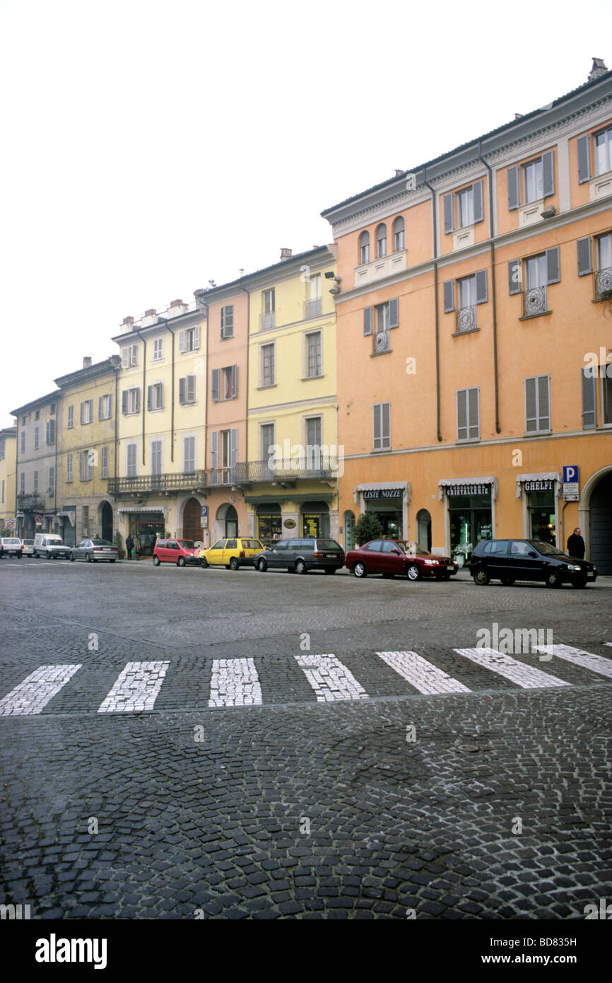 The historic centre of Piacenza Italy Stock Photo - Alamy