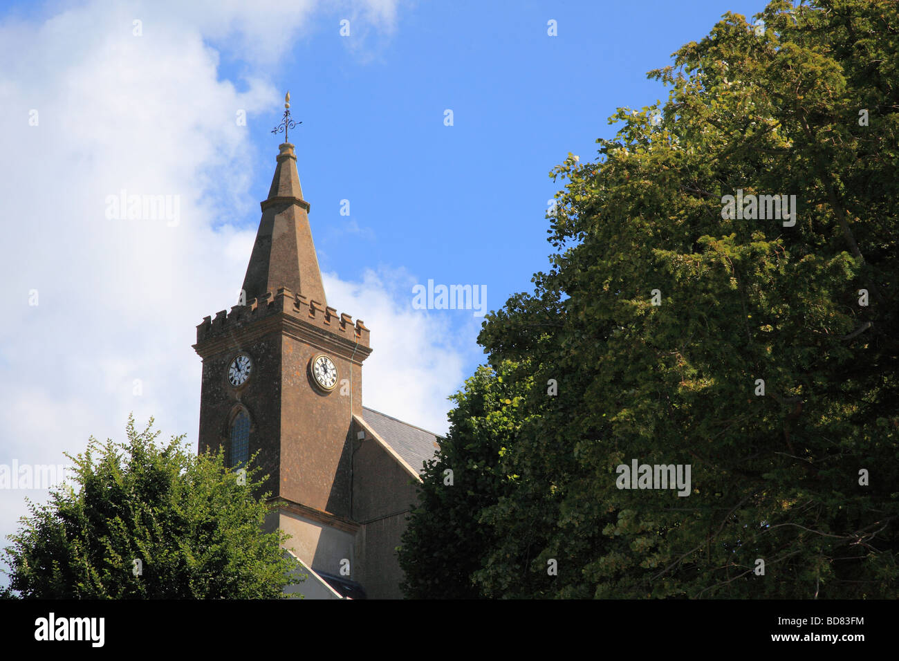 Jersey gorey church hi-res stock photography and images - Alamy