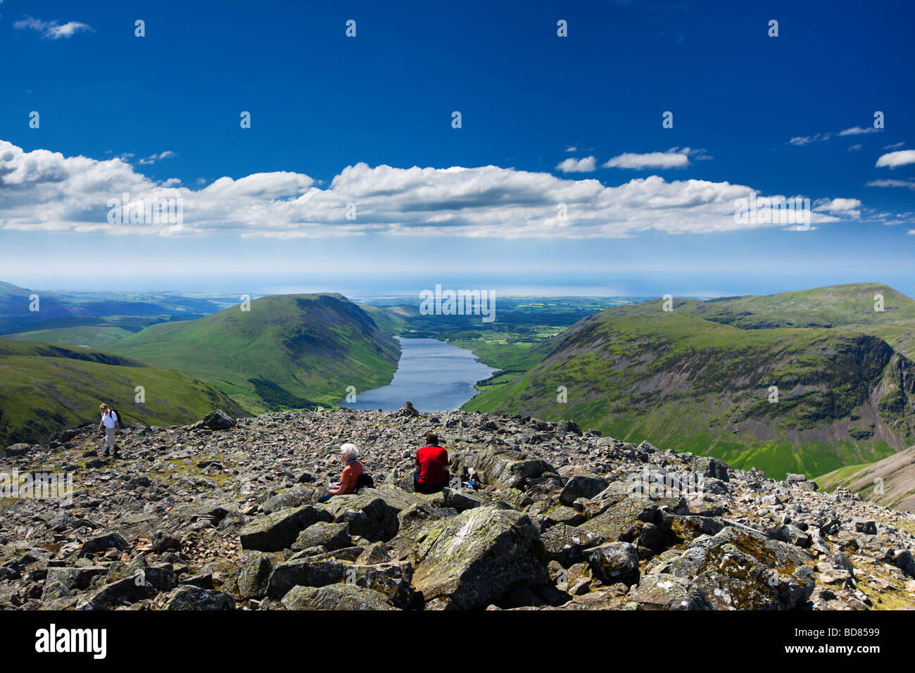 'Great Gable' 900mtr High Summit View Of Wastwater Yewbarrow And ...