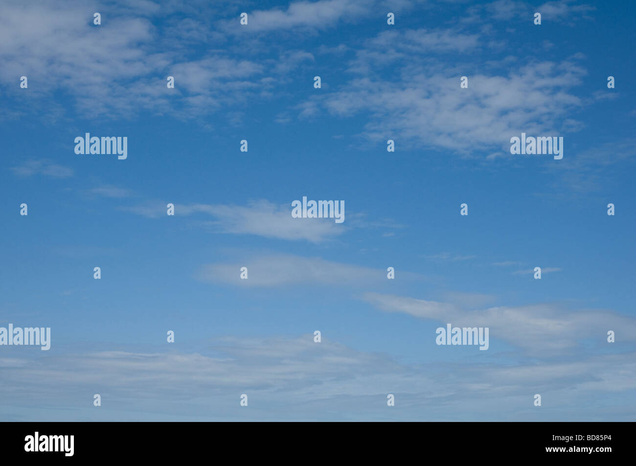 Pale blue sky with clouds hi-res stock photography and images - Alamy