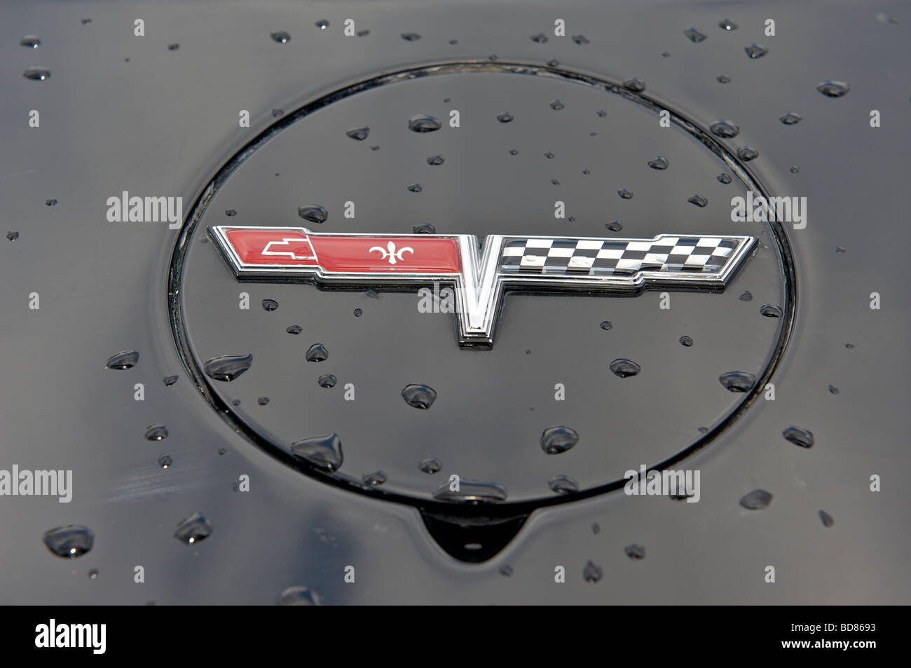 Corvette fuel cap Stock Photo - Alamy