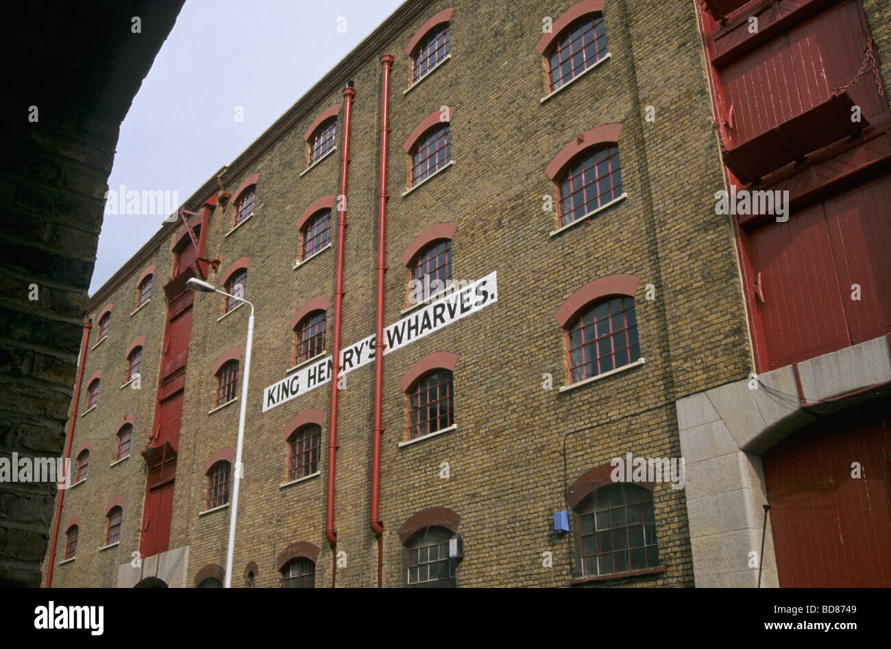 King henrys wharves brick building exterior buildings hi-res stock ...