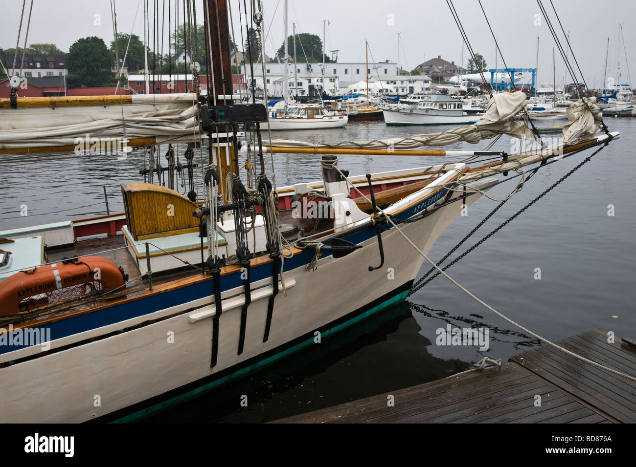 Schooner Appledore Camden Maine USA Stock Photo - Alamy