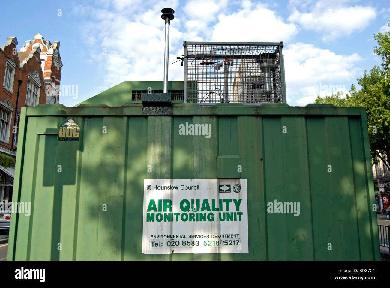 hounslow council air quality monitoring unit deployed in chiswick high ...
