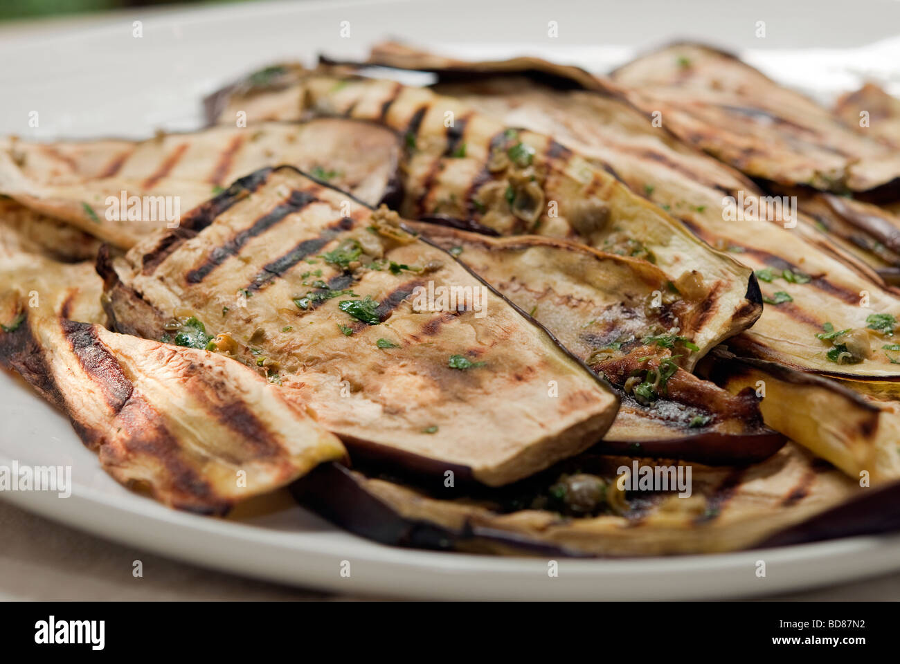 Grilled melanzani (eggplant or aubergines) traditional italian food ...
