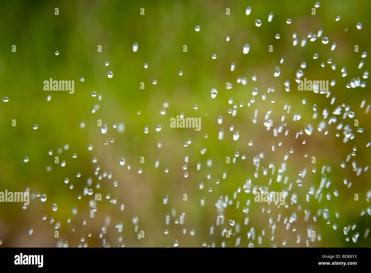 Fountain Water Droplets Stock Photo - Alamy