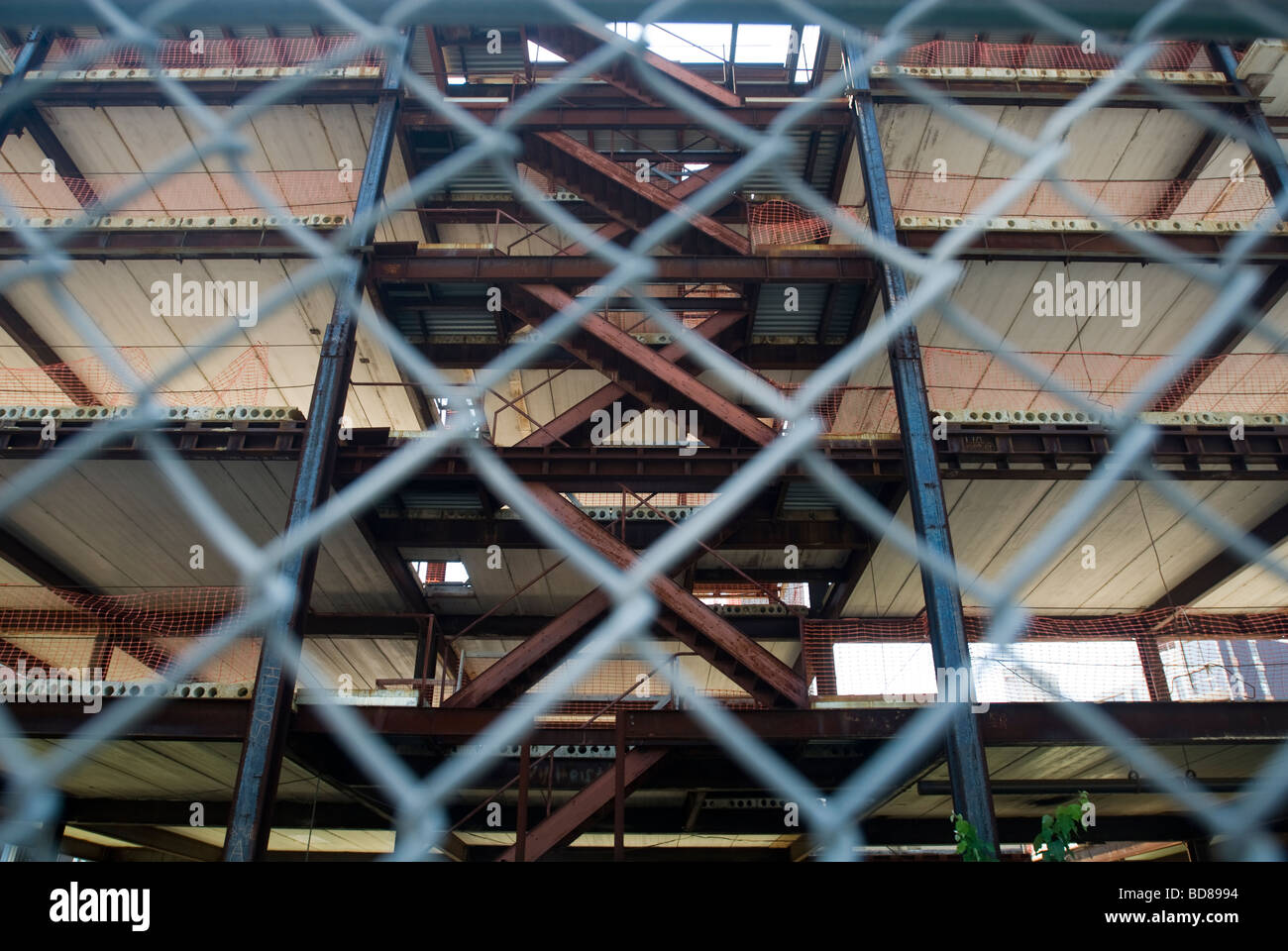 A stalled construction site in the Williamsburg neighborhood of ...