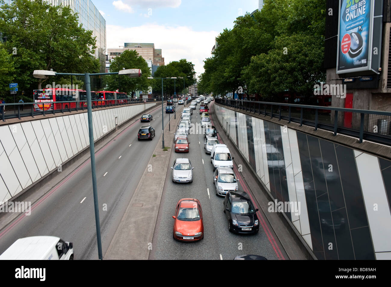 Traffic on the A40 in London Stock Photo - Alamy