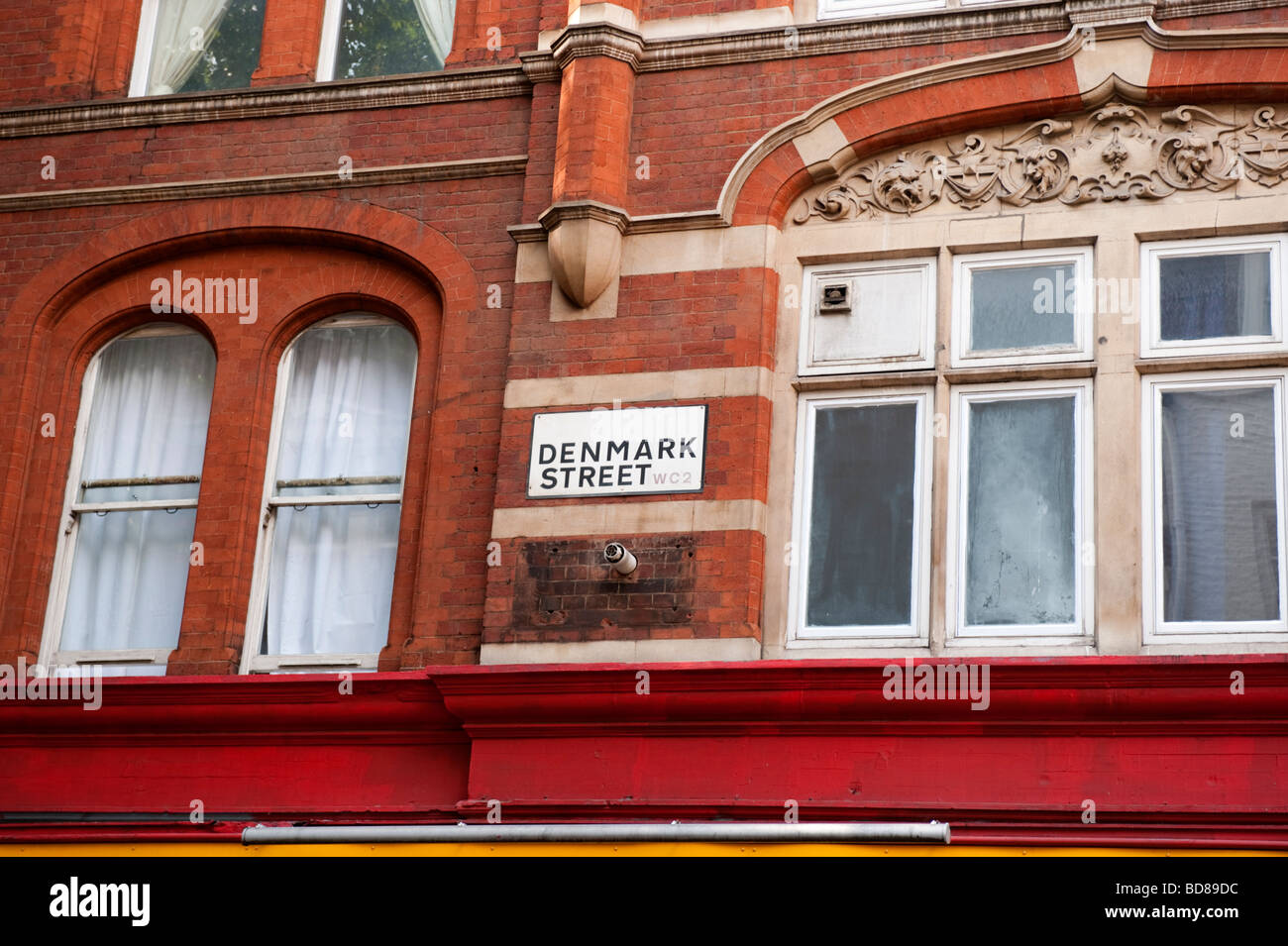 Denmark Street road sign, London Stock Photo - Alamy