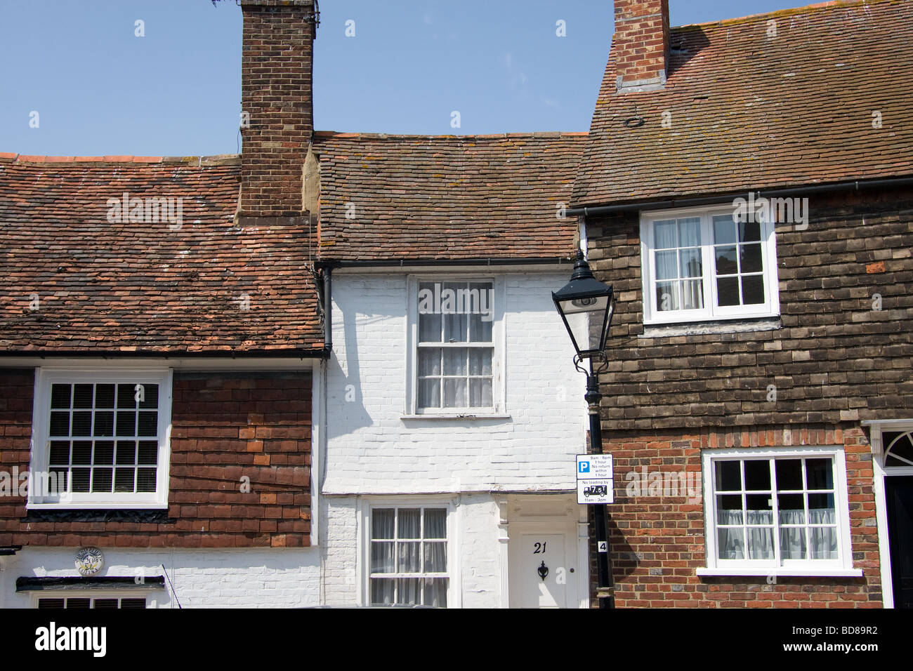 old ancient listed building shop summer Rye town centre east sussex ...