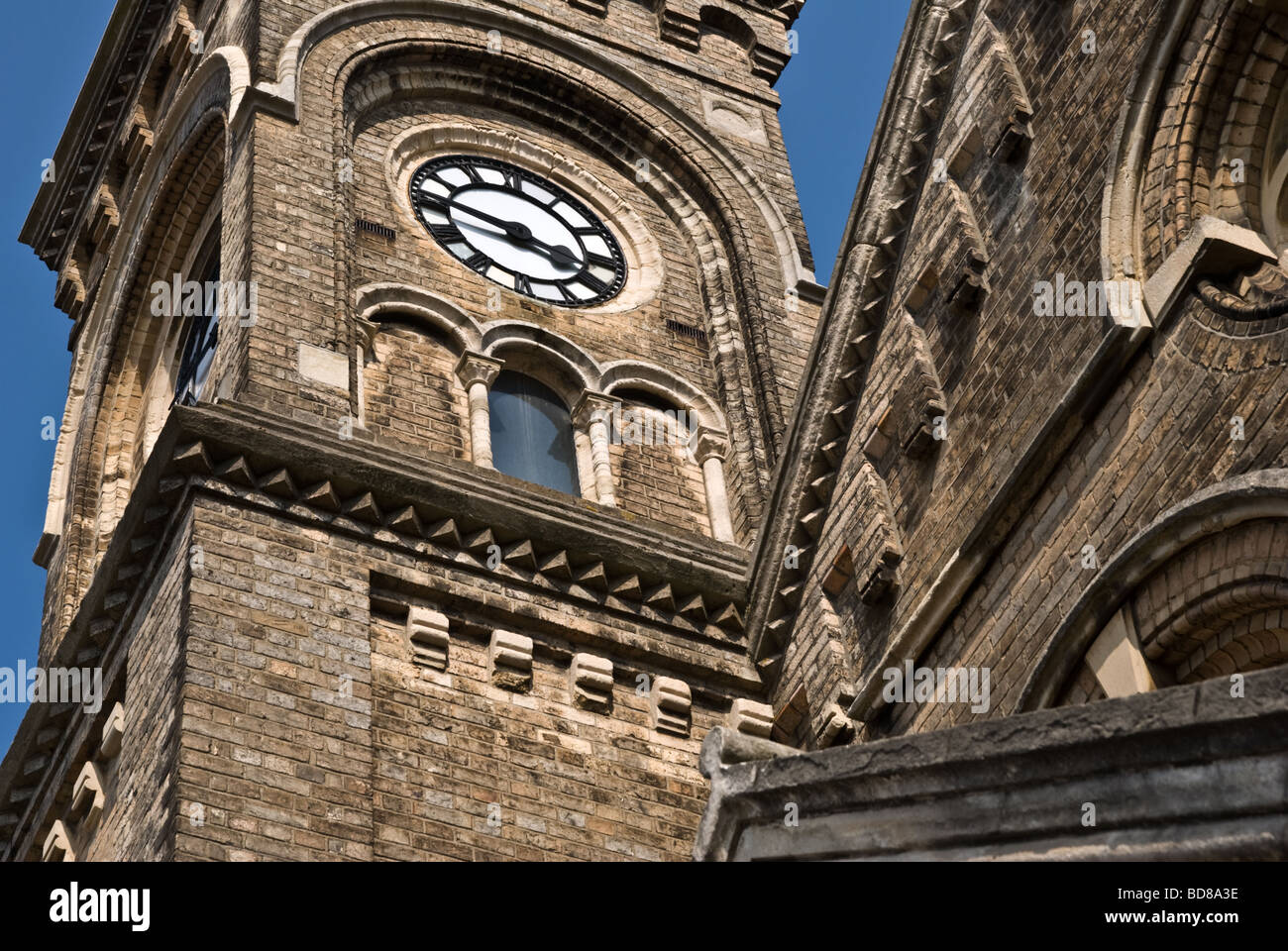 A church clock tower hi-res stock photography and images - Alamy