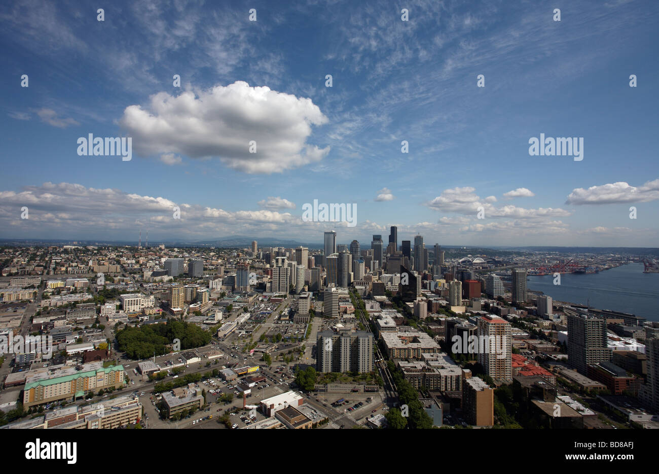 Aerial view of west seattle hi-res stock photography and images - Alamy