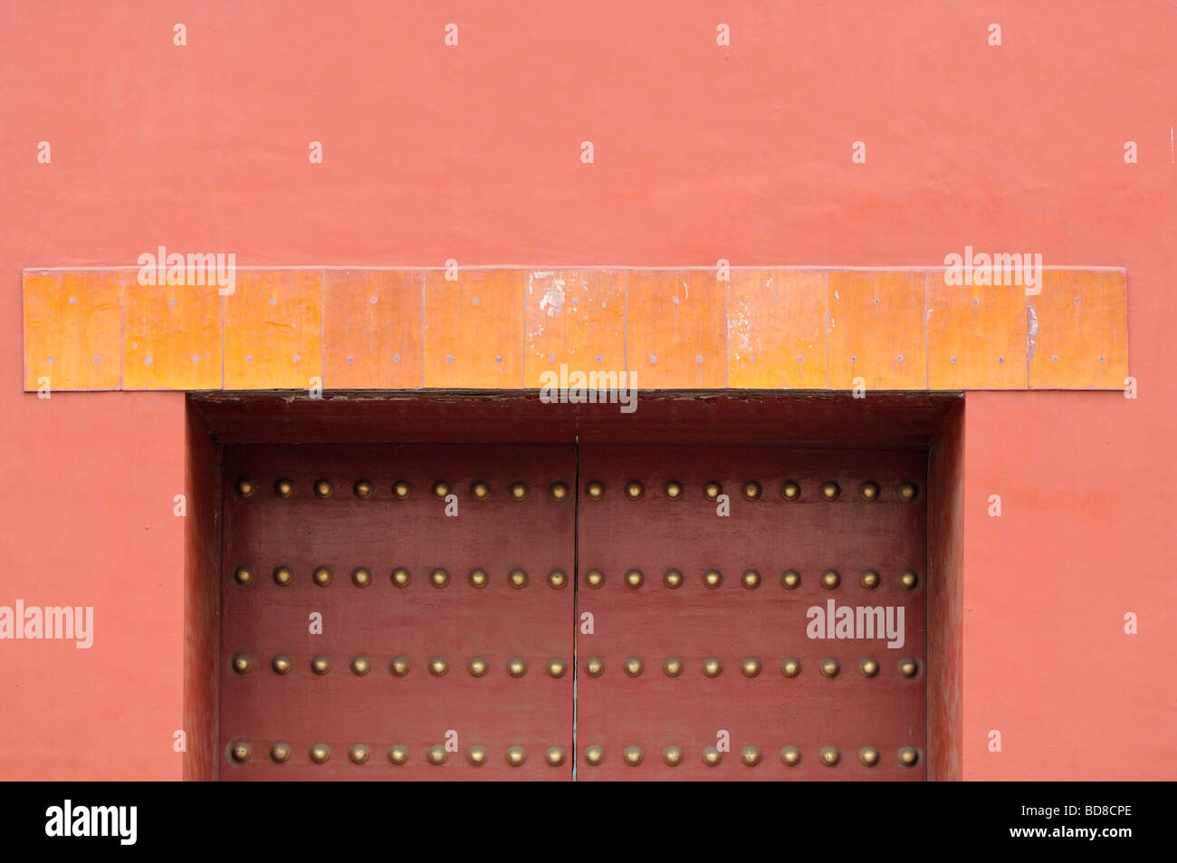 Part of a closed portal in Beijing's Forbidden City Stock Photo - Alamy