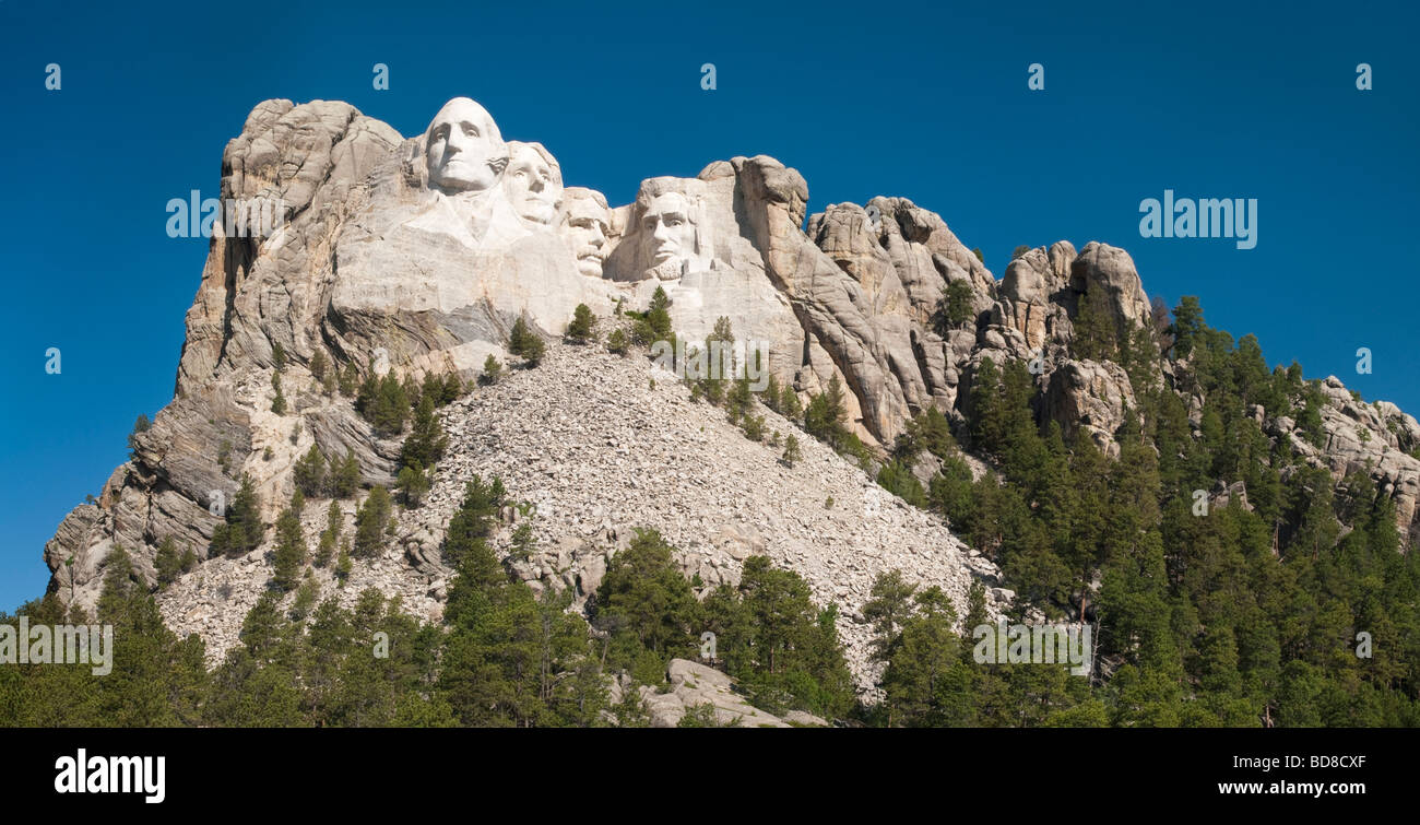 panoramic view of Mount Rushmore National Memorial Stock Photo - Alamy