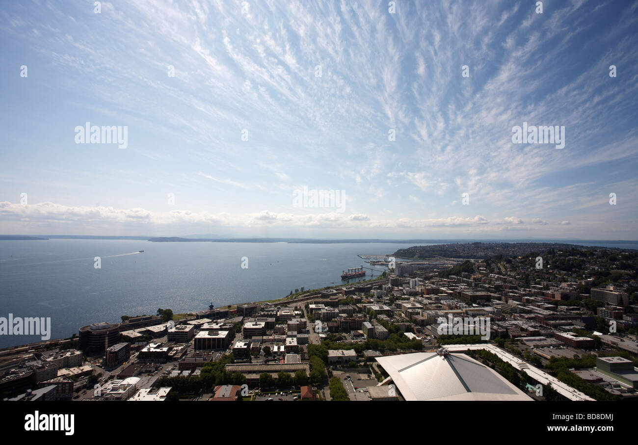 Seattle sky and city Stock Photo - Alamy