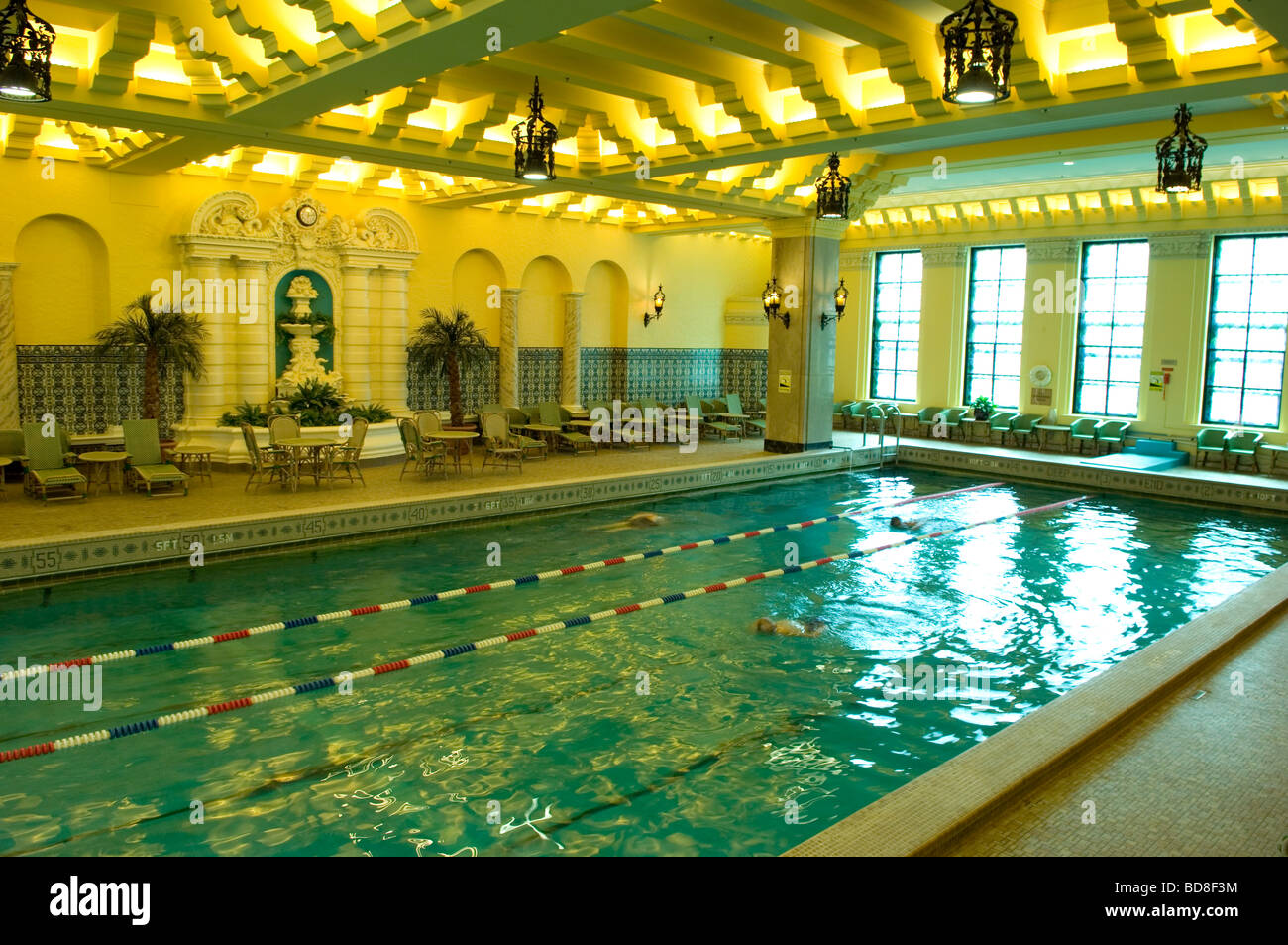 Indoor swimming pool Stock Photo - Alamy