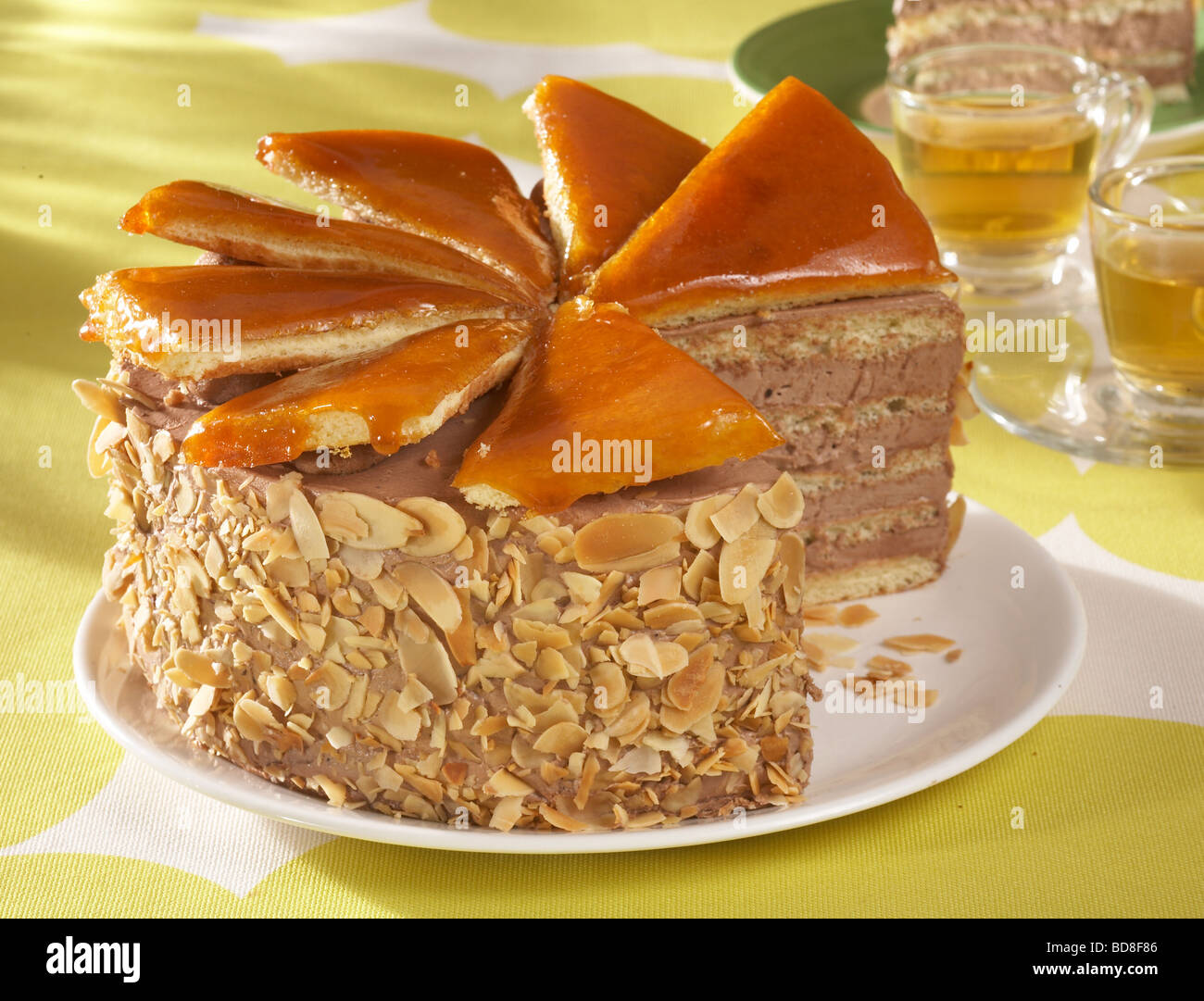 Dobos cake at hi-res stock photography and images - Alamy