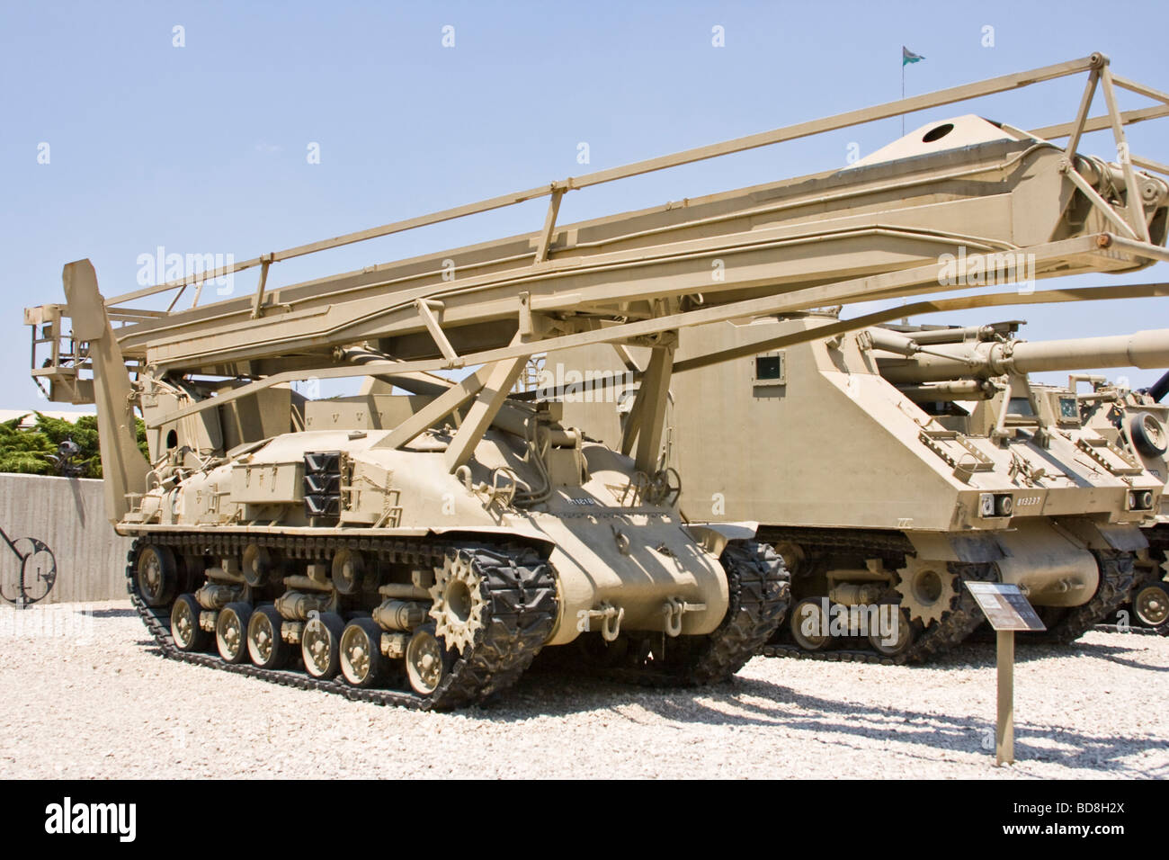 Sherman "Eyal" observation post vehicle Stock Photo - Alamy