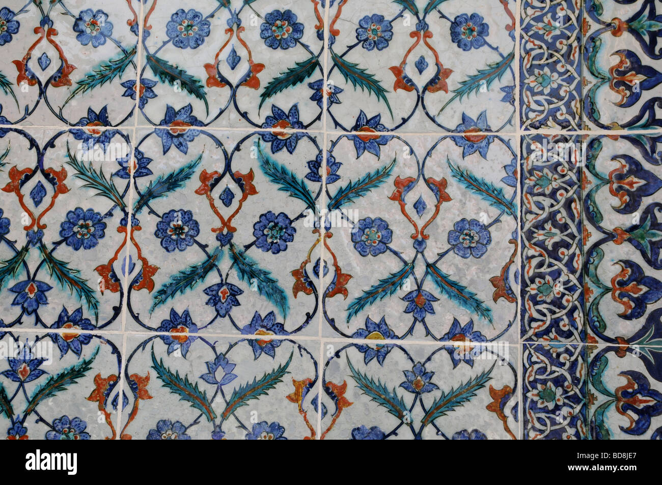 Tiles in Topkapi Palace, Istanbul Stock Photo - Alamy