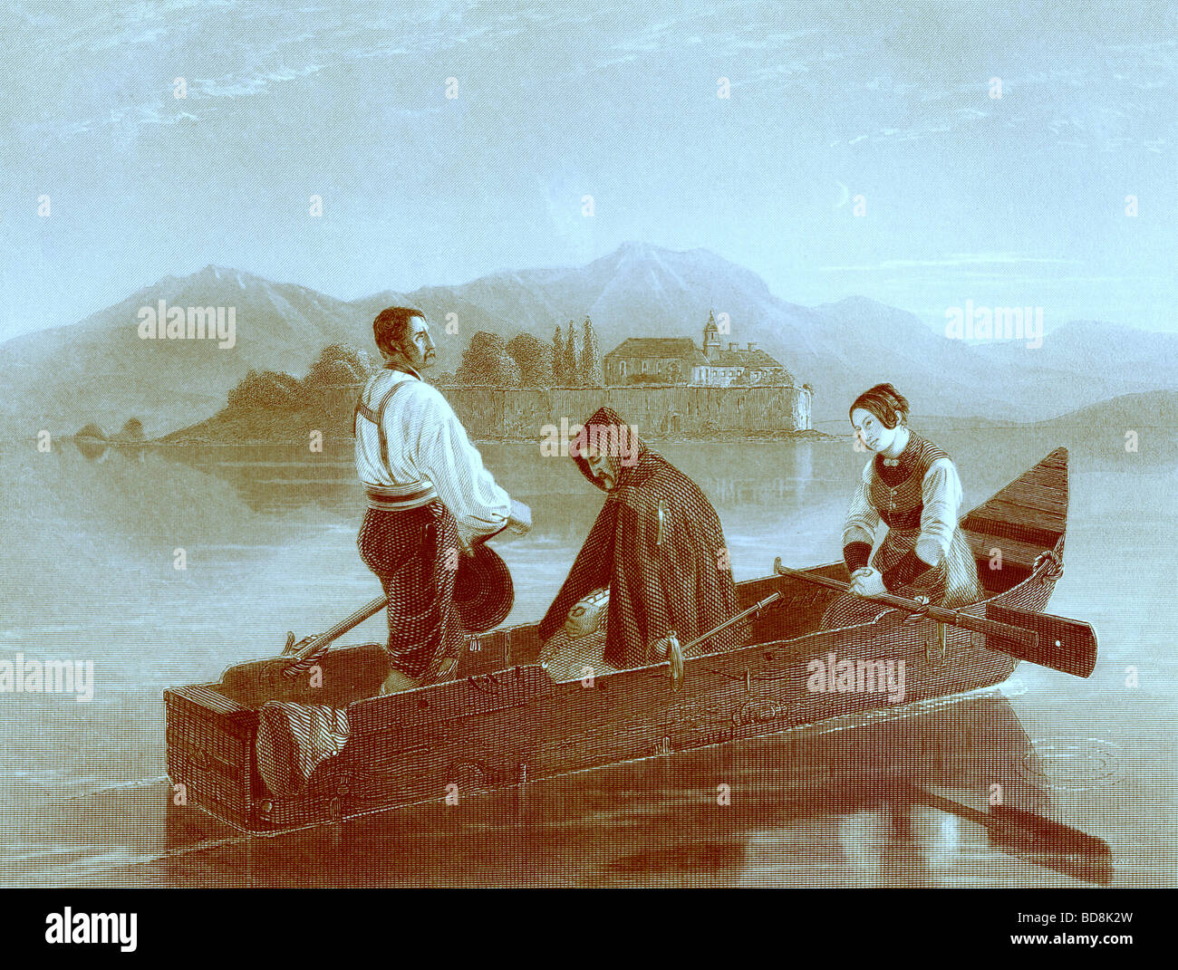 Ave Maria Payne s Universum 1847 Stock Photo - Alamy