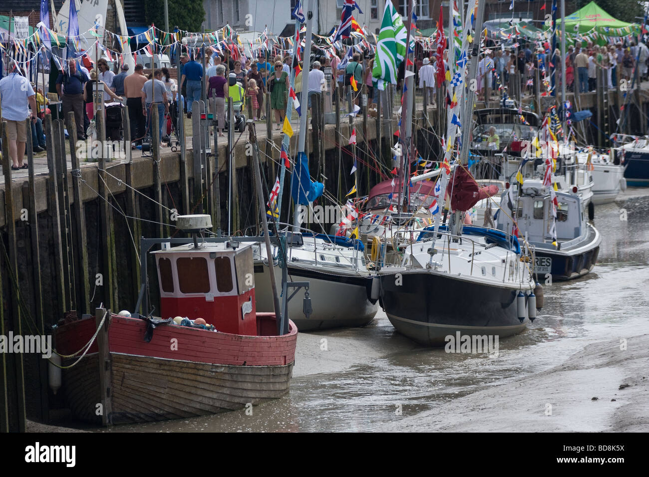 maritime festival Rye Strand Quay river tillingham east sussex england ...