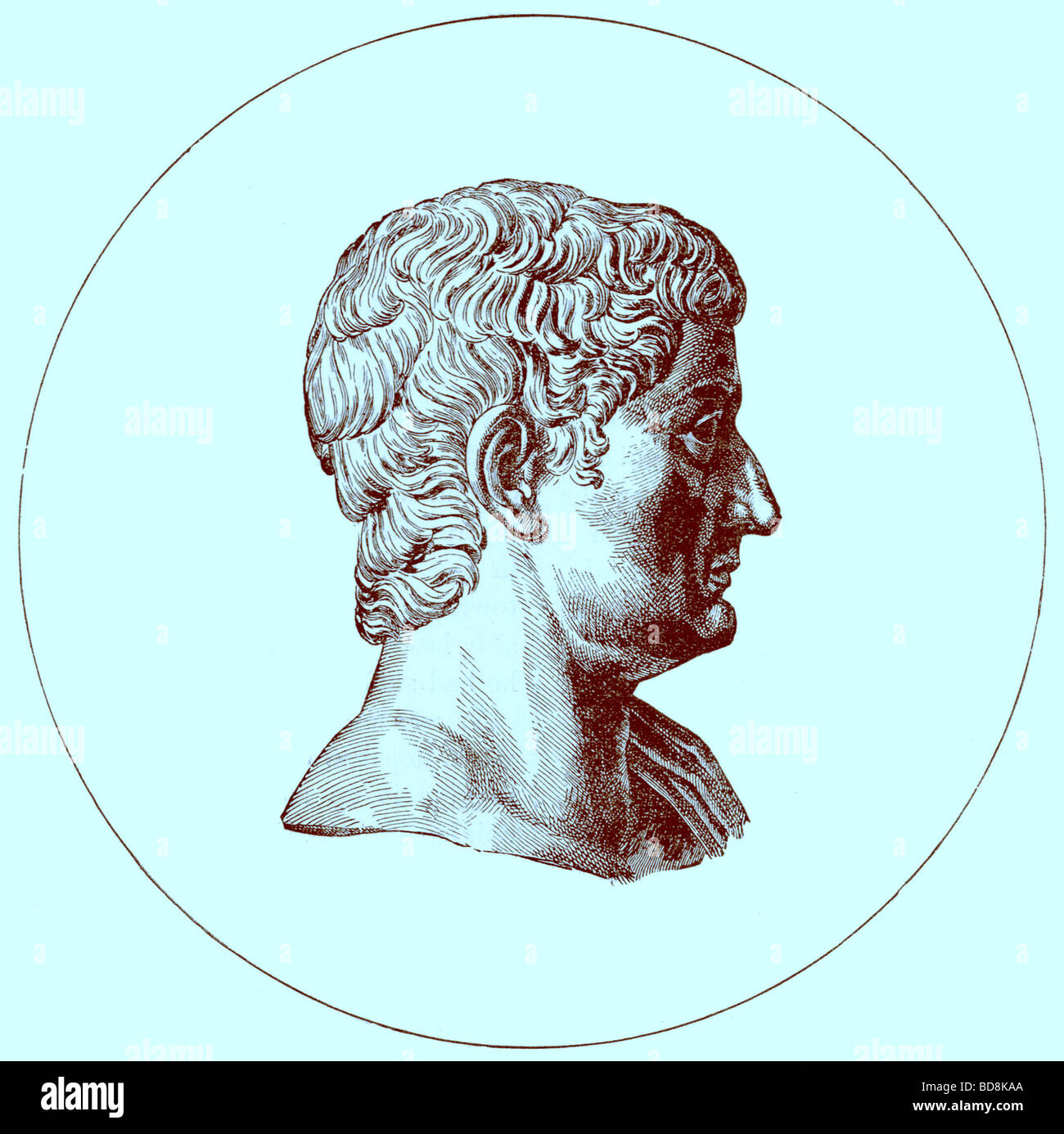 The emperor Tiberius Illustration from Cassell s Illustrated Universal ...