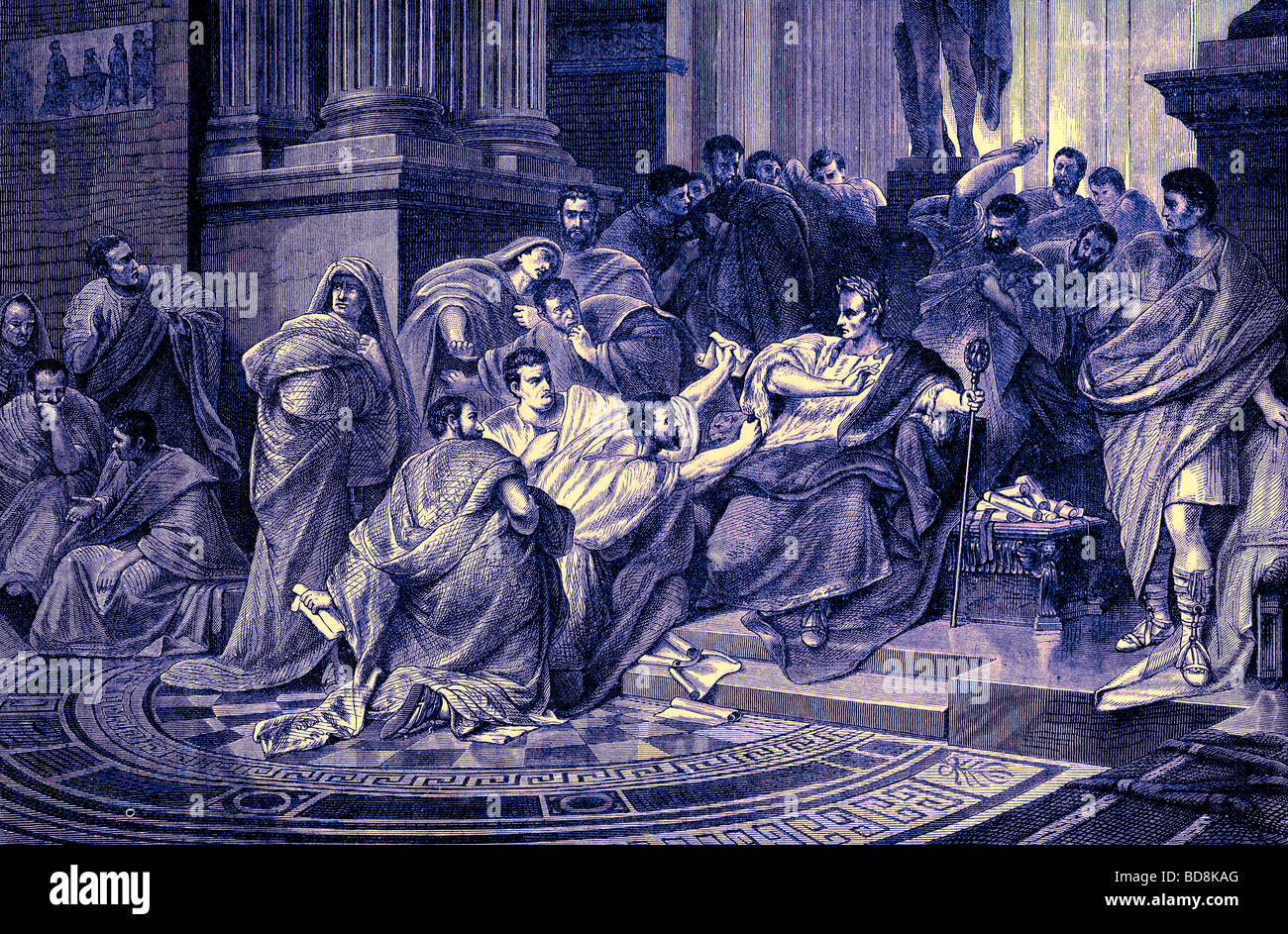 Assassination of julius caesar hi-res stock photography and images - Alamy