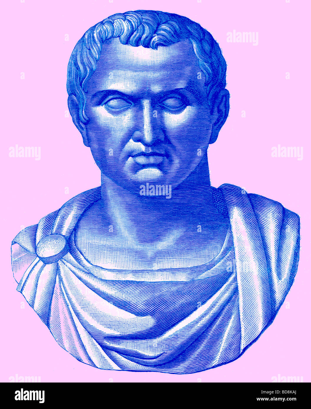 Marc Antony Illustration from Cassell s Illustrated Universal History ...