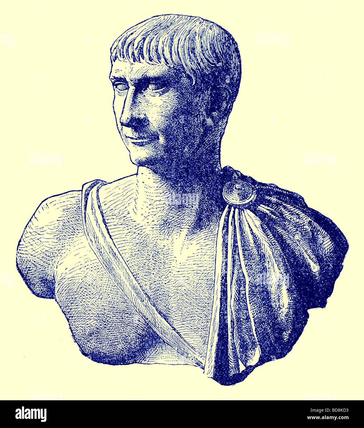 Trajan Illustration from Cassell s Illustrated Universal History by ...