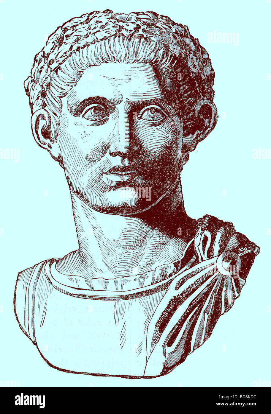 Constantine the Great Illustration from Cassell s Illustrated Universal ...