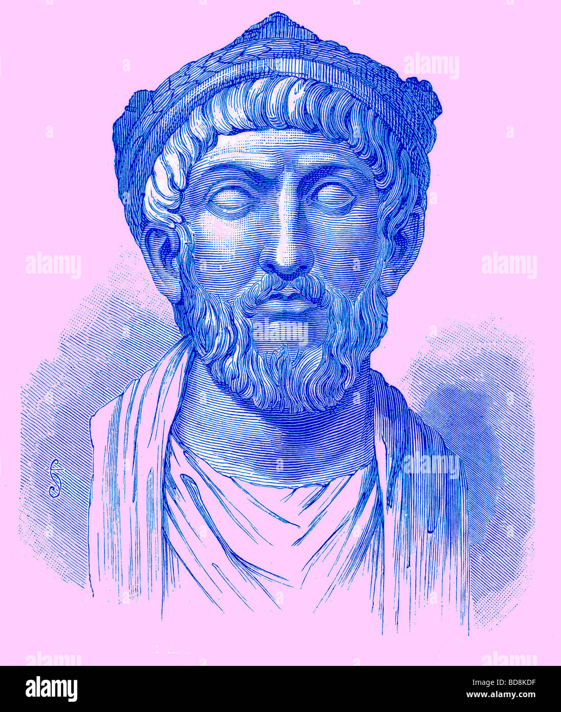 Julian the Apostate Illustration from Cassell s Illustrated Universal ...