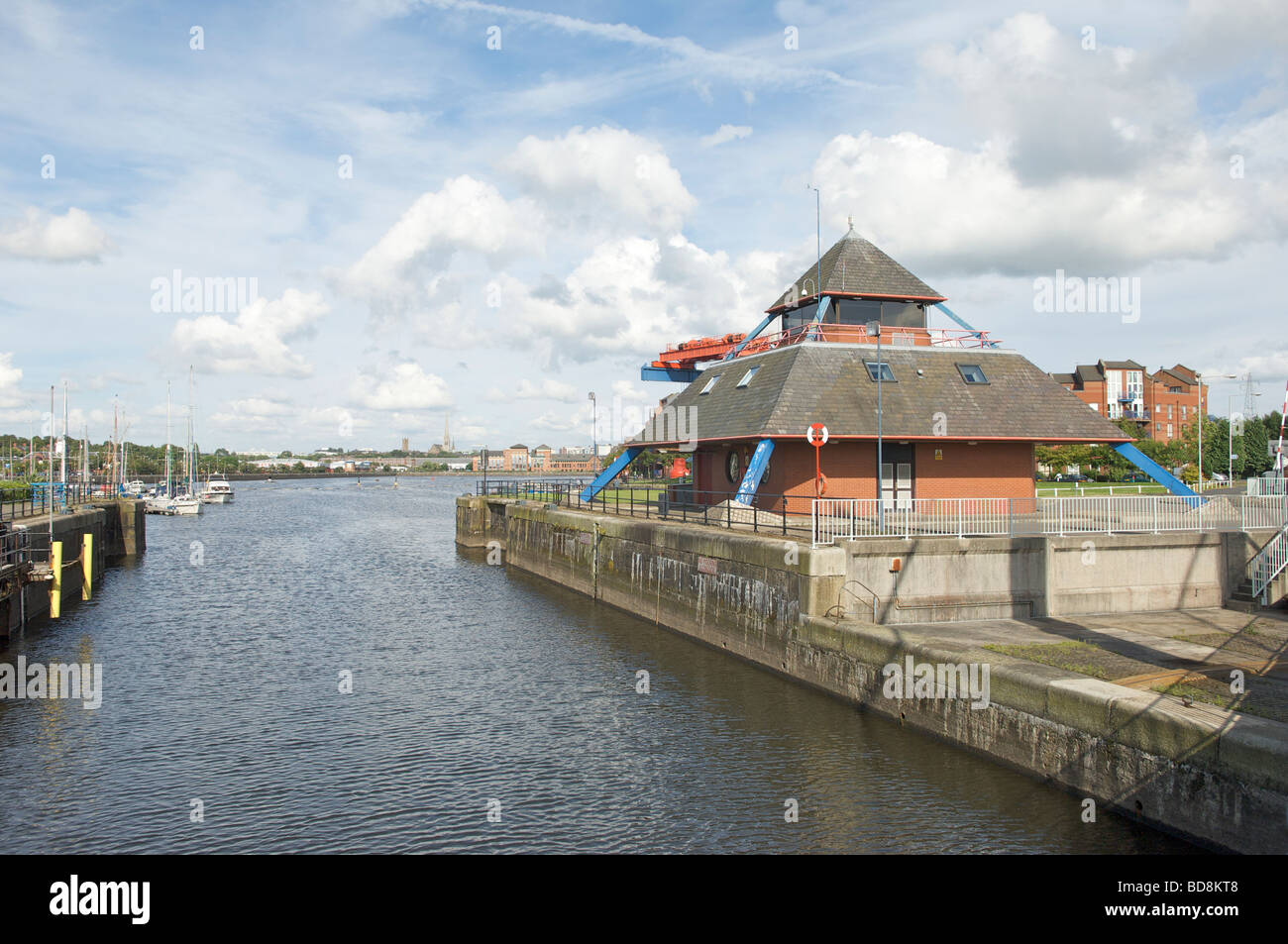 Preston docks development Stock Photo - Alamy