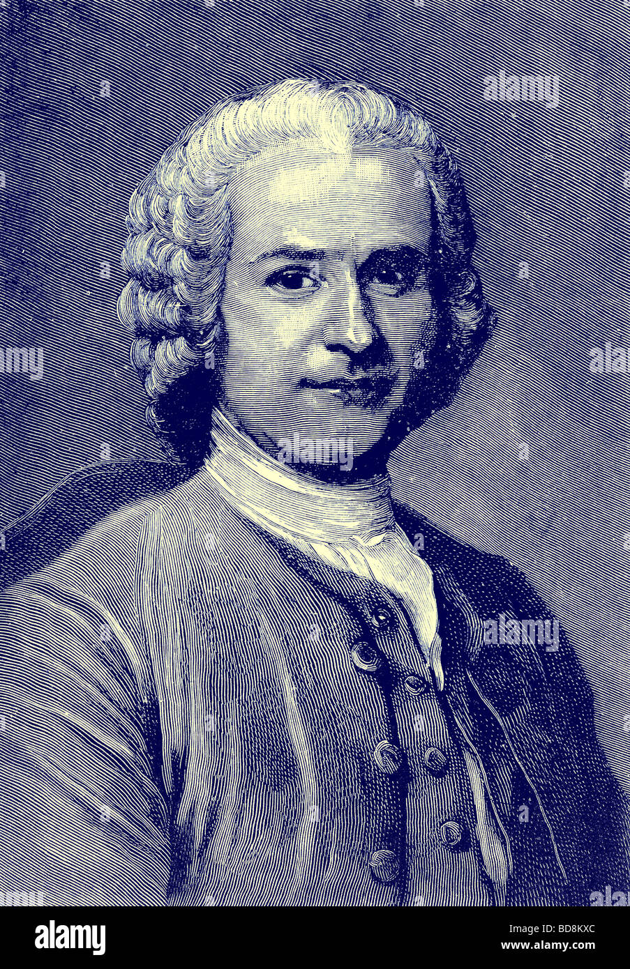 Jean Jacques Rousseau Illustration from Old and New Paris by H ...