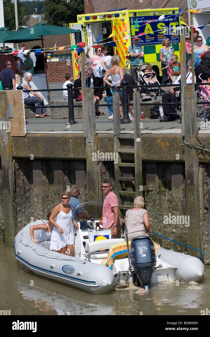 maritime festival Rye Strand Quay river tillingham east sussex england ...