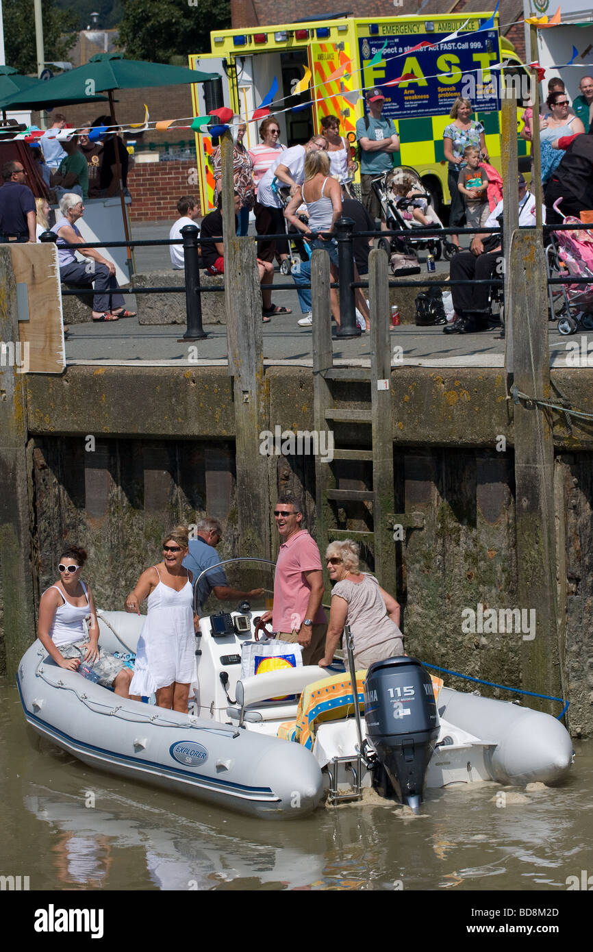 maritime festival Rye Strand Quay river tillingham east sussex england ...