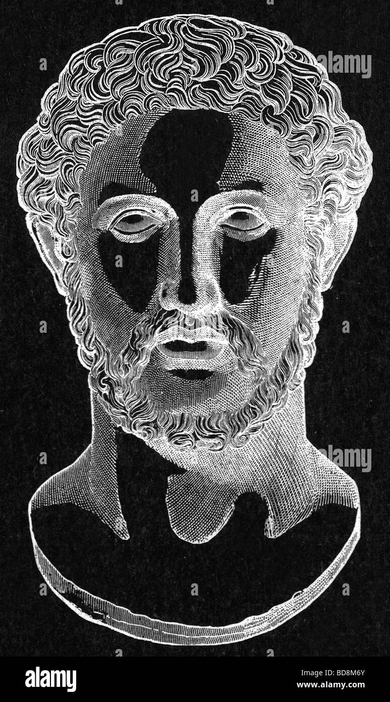 West aryan type alcibiades illustration Black and White Stock Photos ...