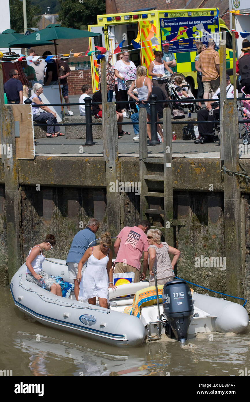 maritime festival Rye Strand Quay river tillingham east sussex england ...