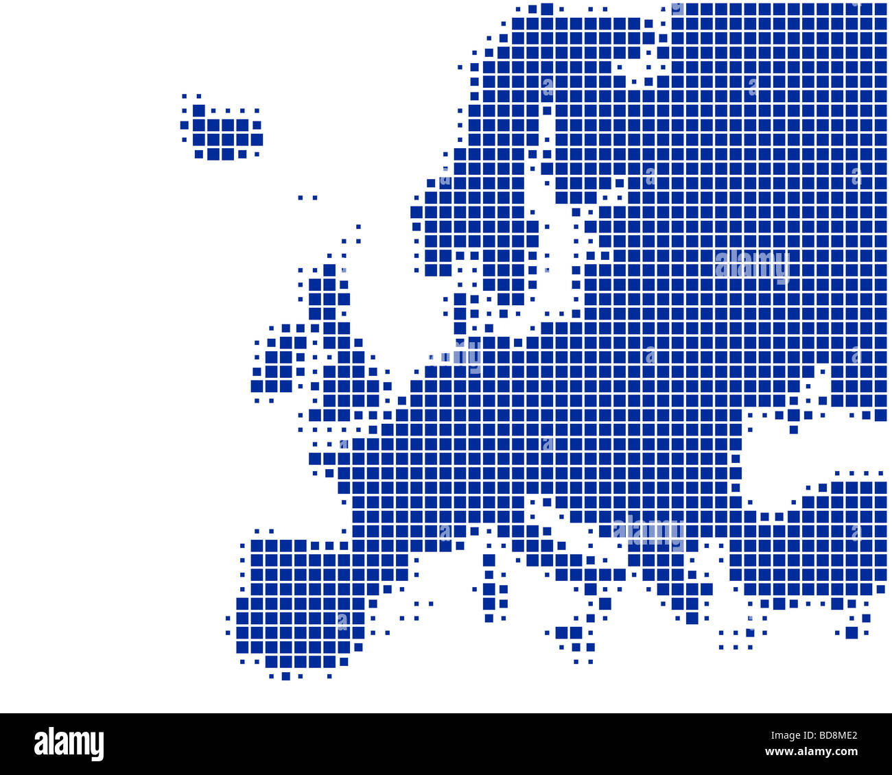 Map of Europe Stock Photo - Alamy