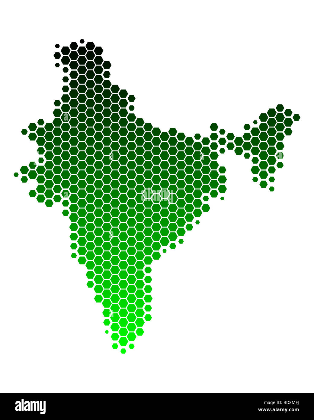 Map of India Stock Photo - Alamy