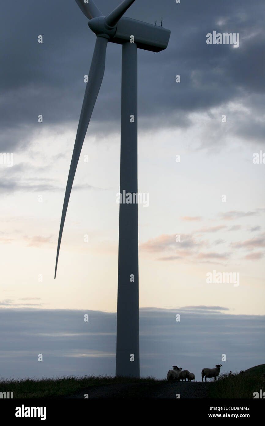 Windfarm - Ardrossan -Ayrshire - Sottish and Southern Renewables Stock ...