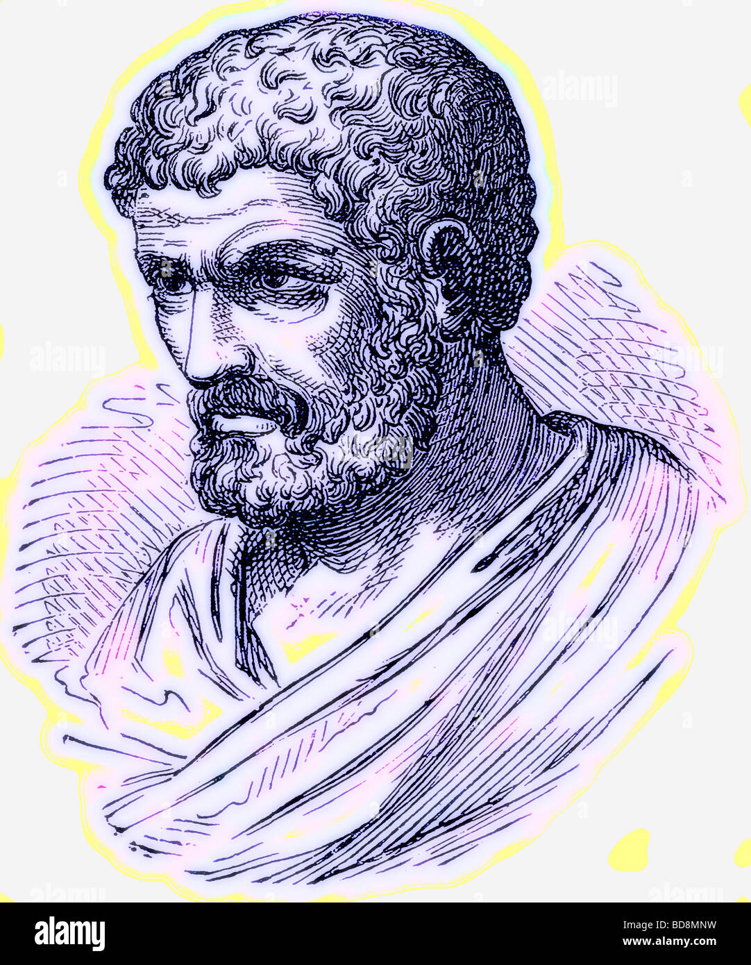 Euclid Illustration from The Illustrated History of the World Ward Lock ...