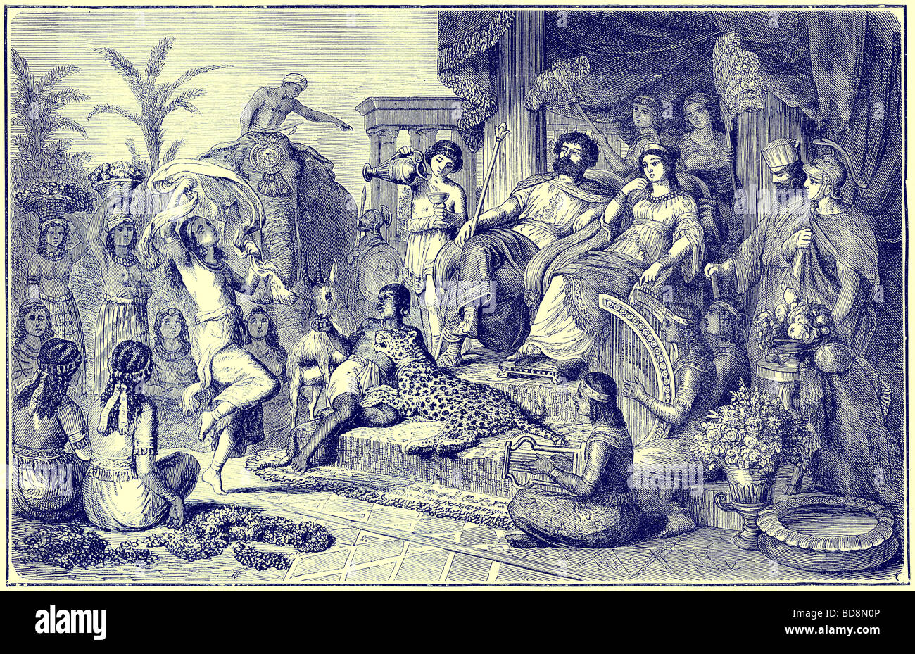 Manners and Customs of Later Greece Stock Photo - Alamy