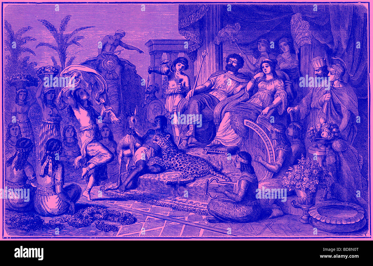 Manners and Customs of Later Greece Stock Photo - Alamy