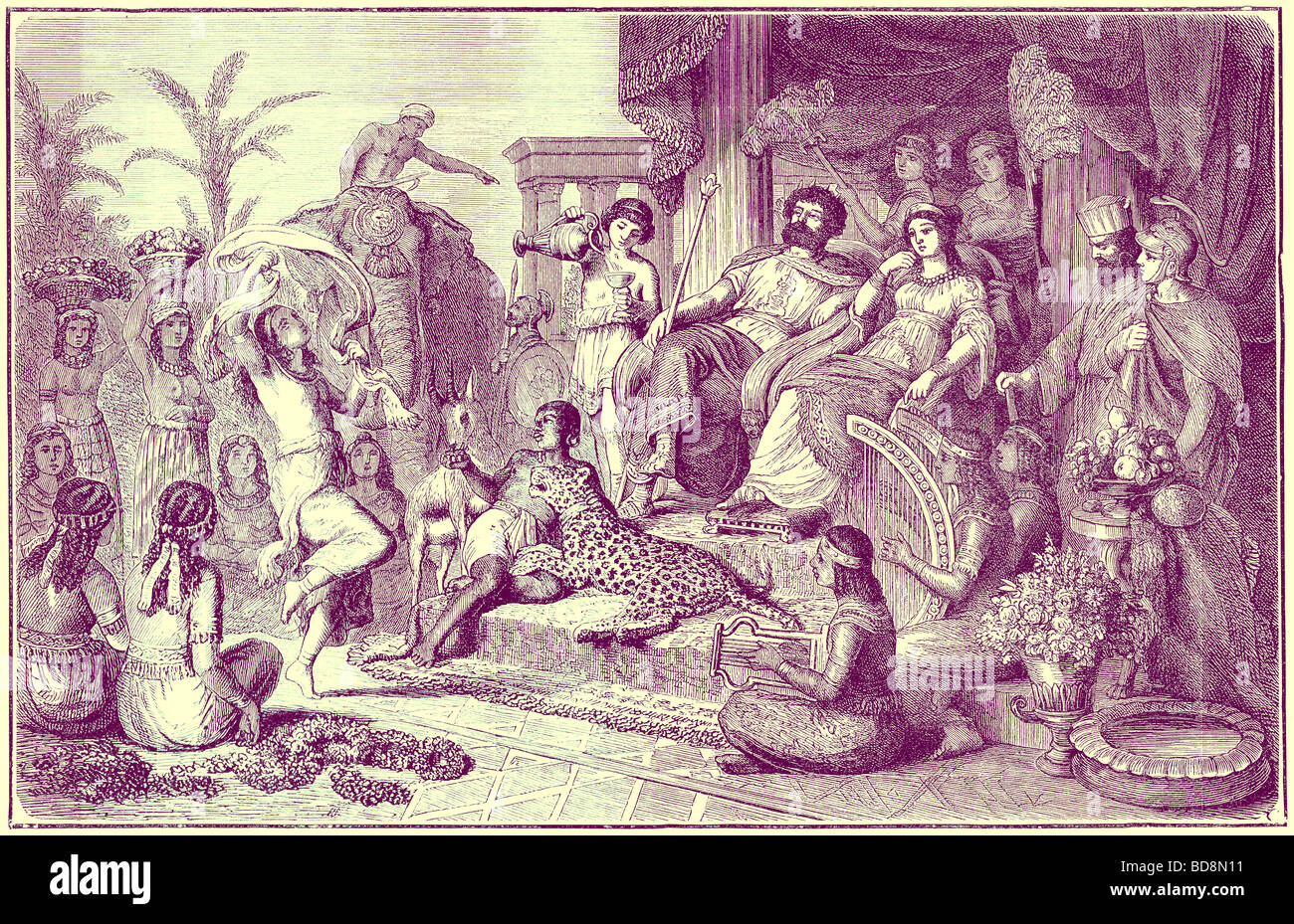 Manners and Customs of Later Greece Stock Photo - Alamy