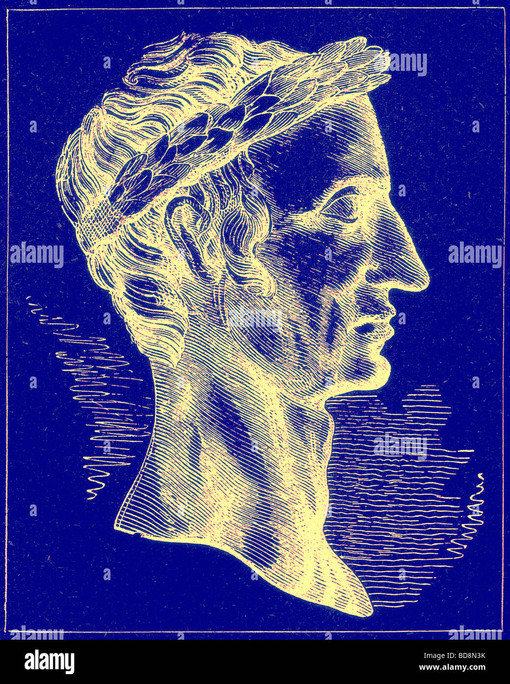 Julius Caesar Illustration from The Illustrated History of the World ...
