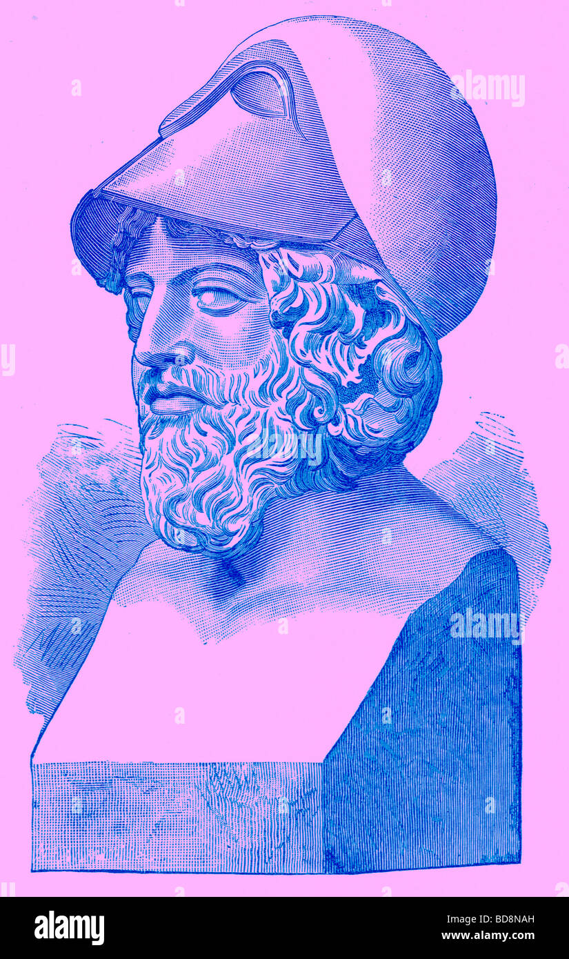 Themistokles Illustration from History of Greece by Victor Duruy Boston ...