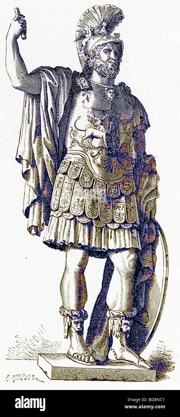 Pyrrhus Illustration from History of Rome by Victor Duruy Kegan Paul ...