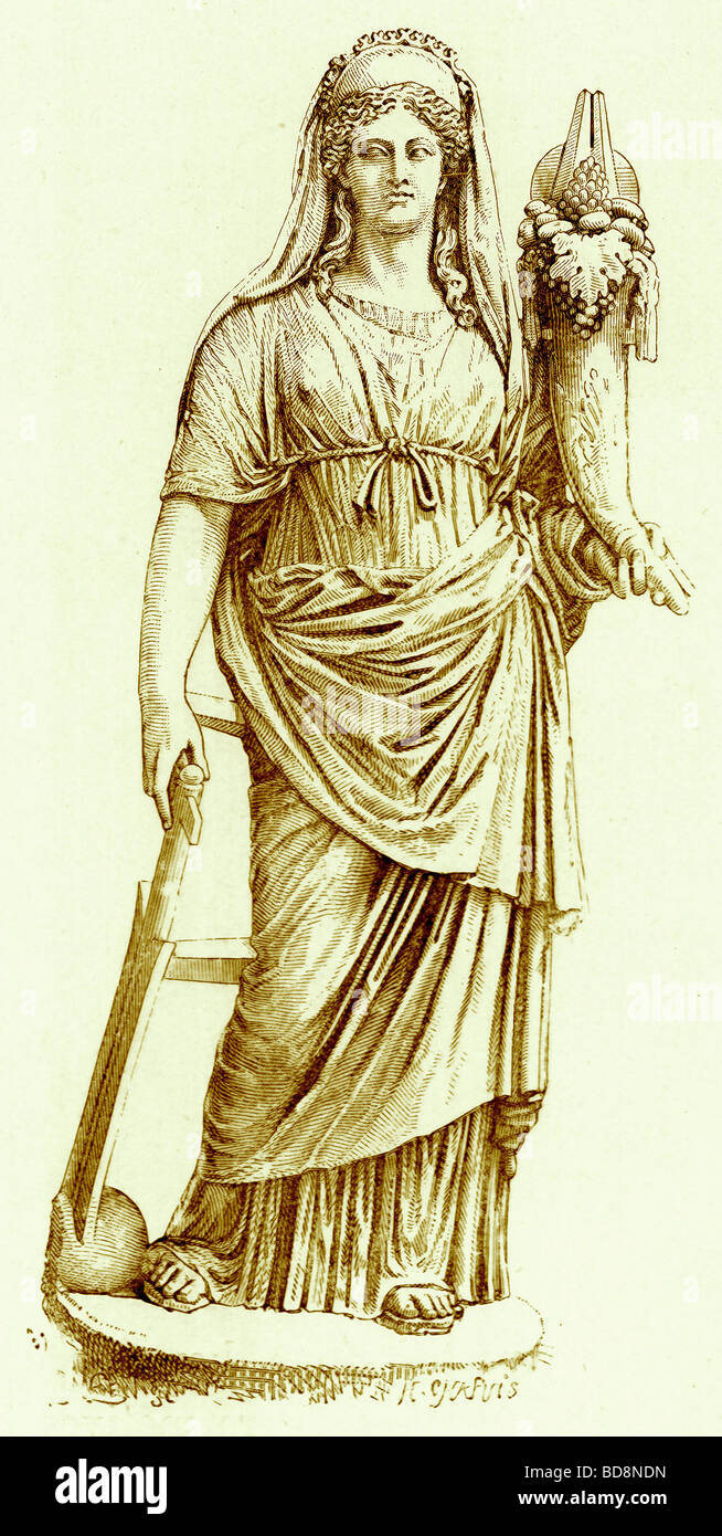 Fortuna Statue in the Vatican Illustration from History of Rome by ...