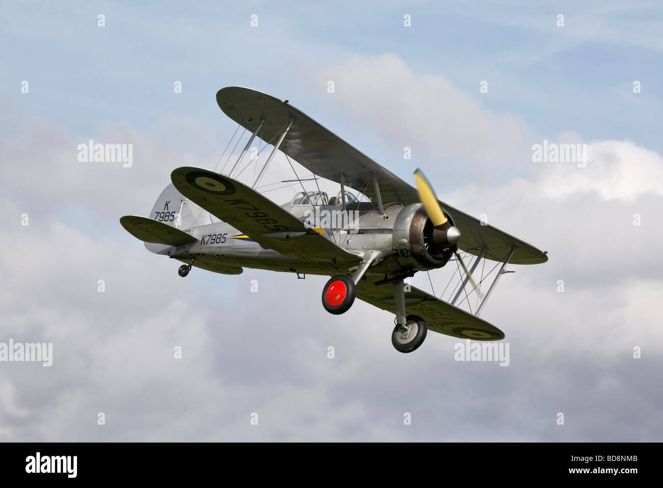 An RAF Gloster Gladiator biplane fighter Stock Photo - Alamy