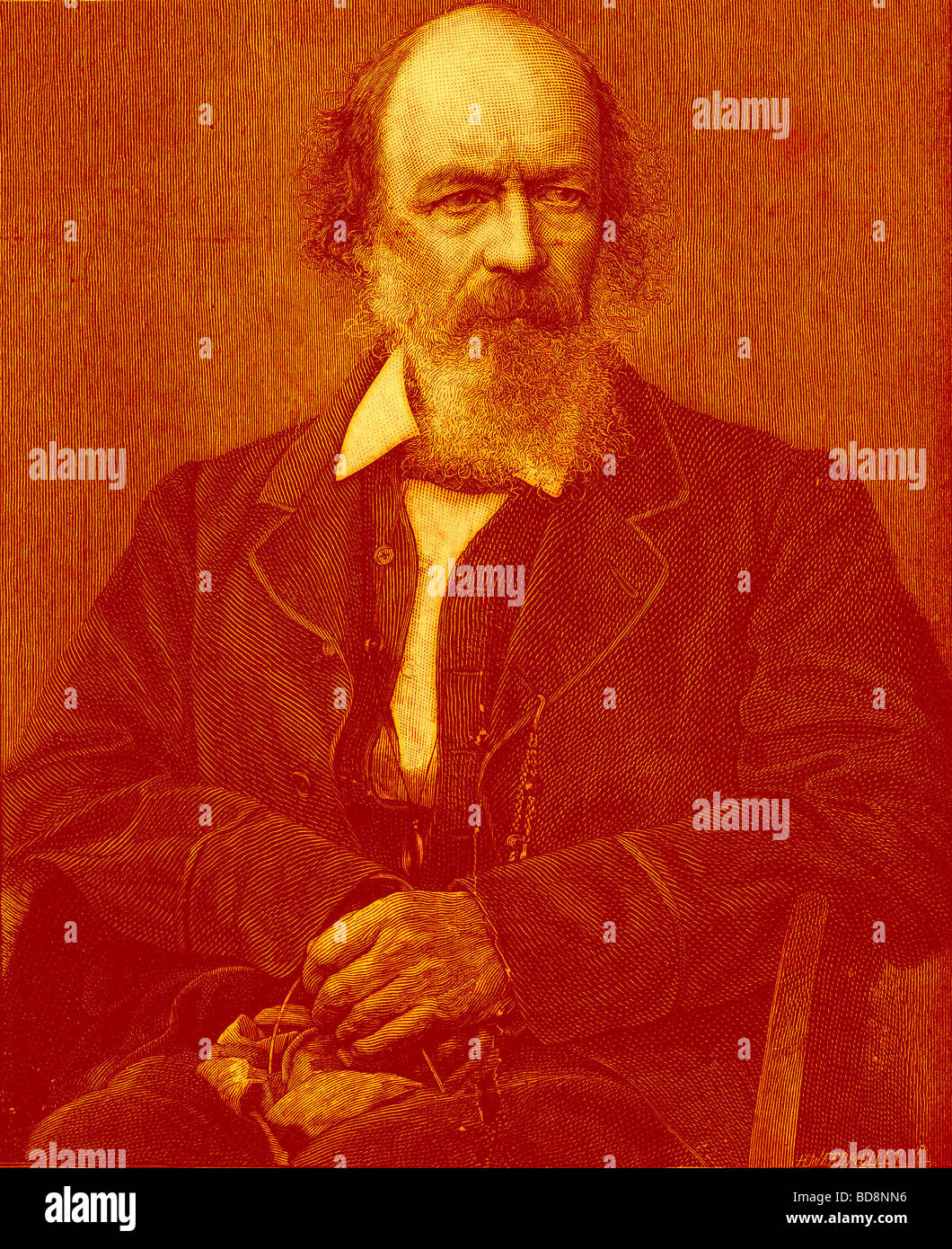 Tennyson Illustration from The Picture Magazine George Newnes 1893 ...